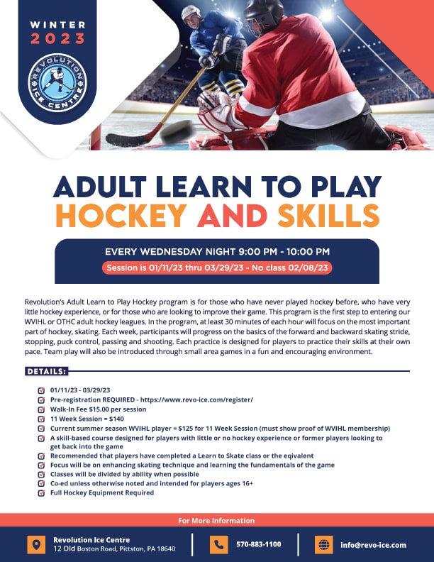 Revolution Ice Centre | Ice Skating Facility & Hockey Training Program